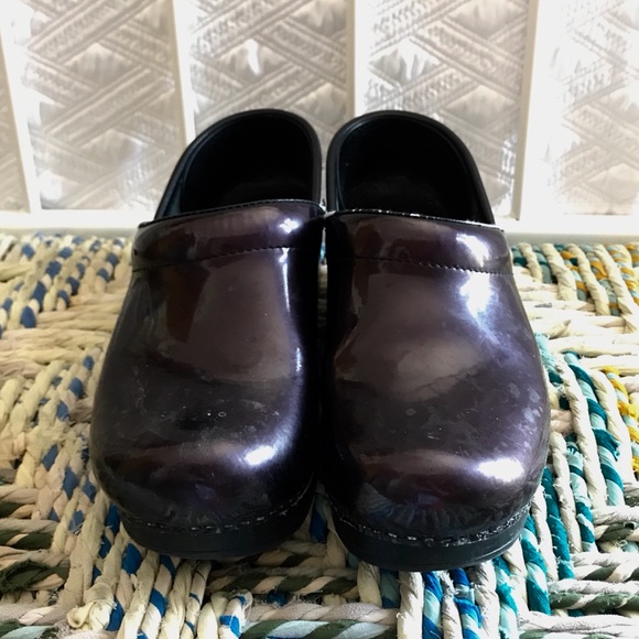 Dansko | Shoes | Dansko Purple Patent Clogs | Poshmark